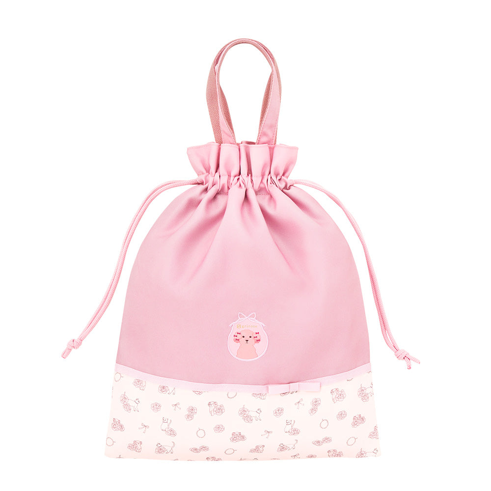 グリローズ キッズウェアバッグ ボンボン・ピンク - griroseのランドセル